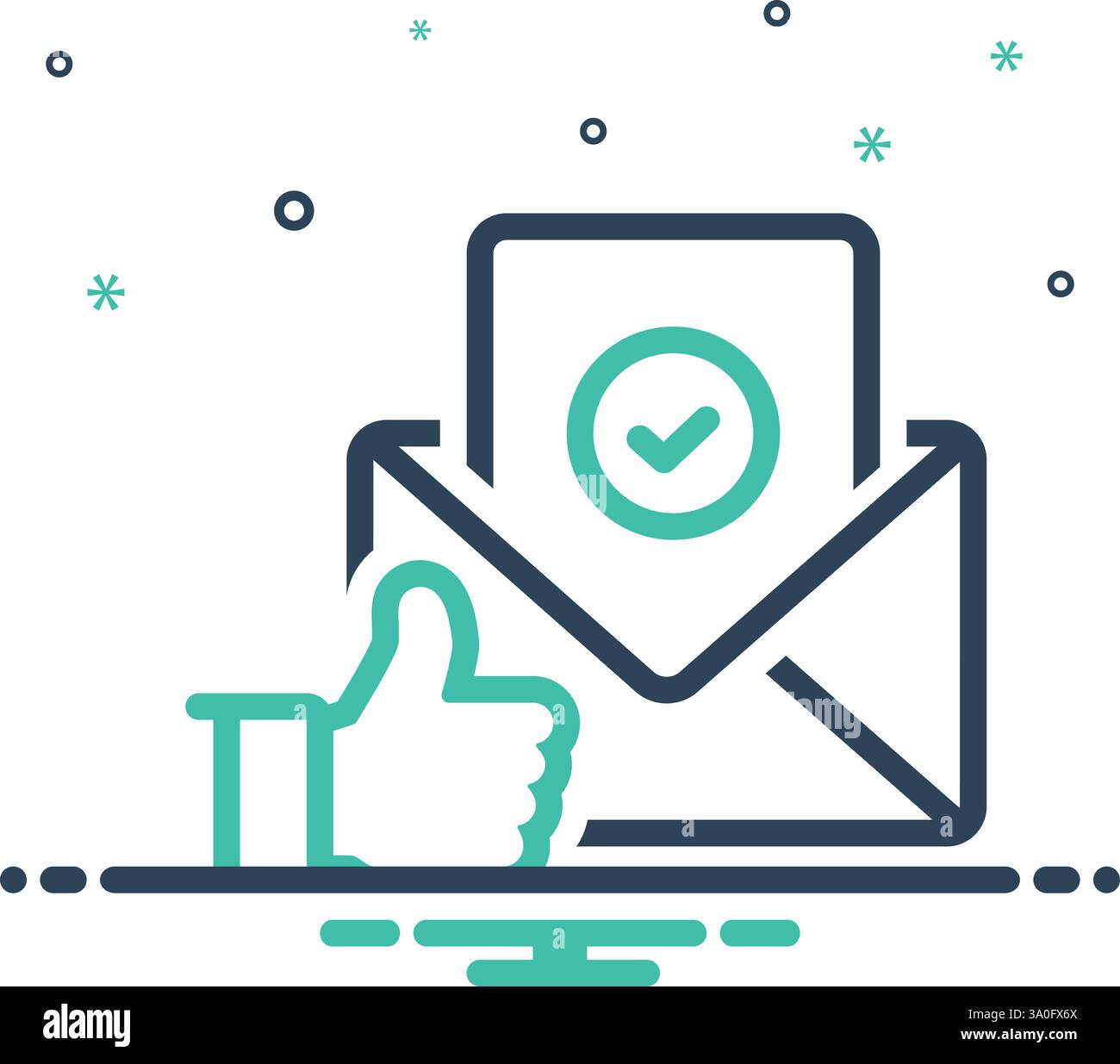 Icon for confirmation, vindication Stock Vector Image & Art - Alamy