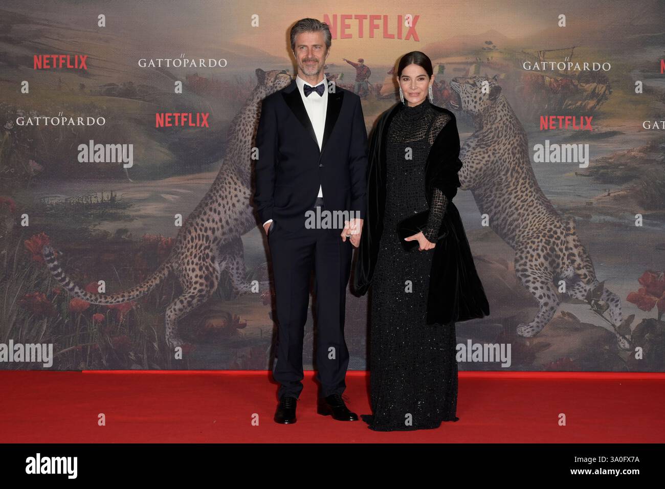 Rome, Italy. 03rd Mar, 2025. Kim Rossi Stuart (l) and Ilaria Spada (r ...