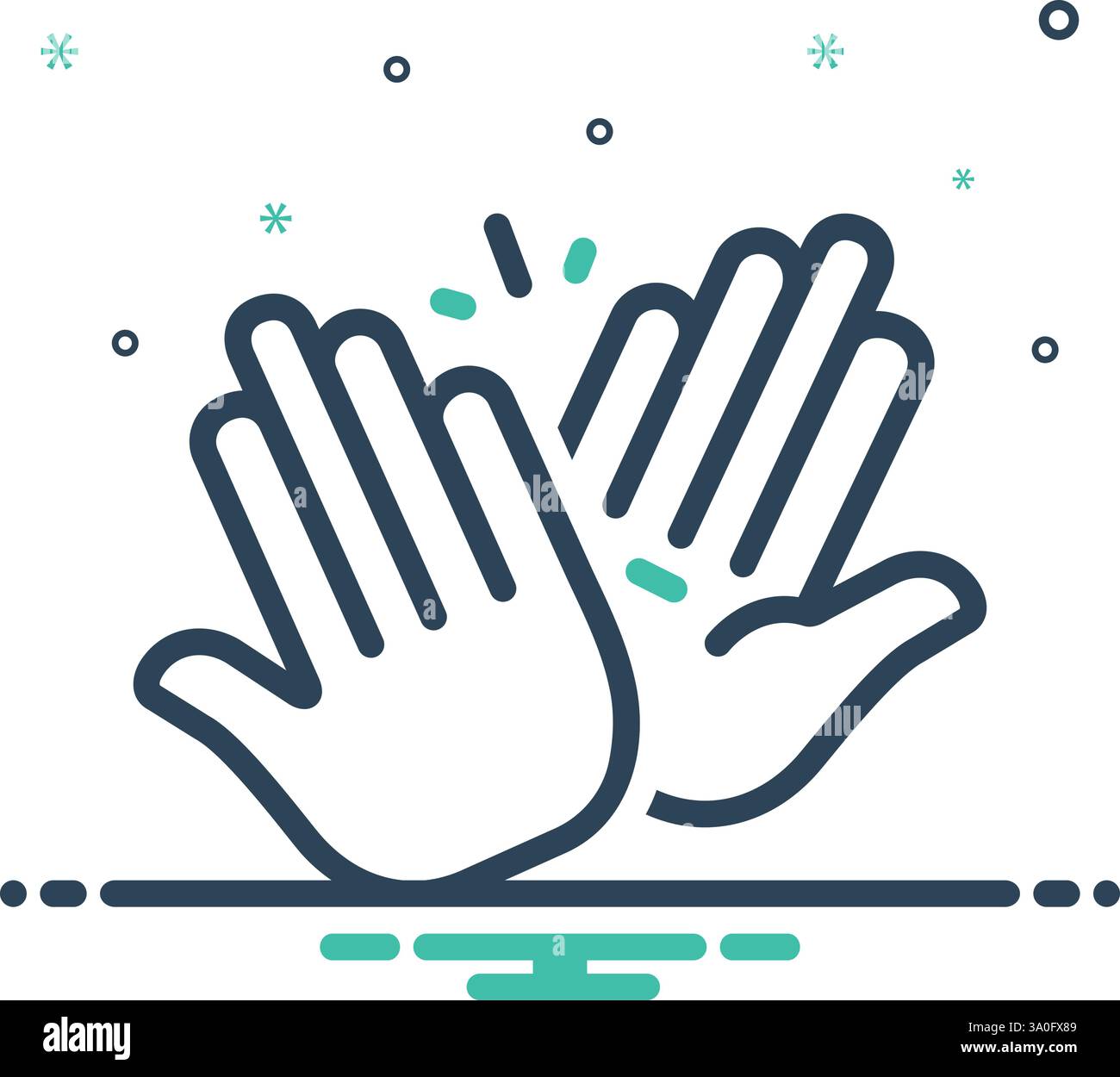 Slap icon Cut Out Stock Images & Pictures - Alamy