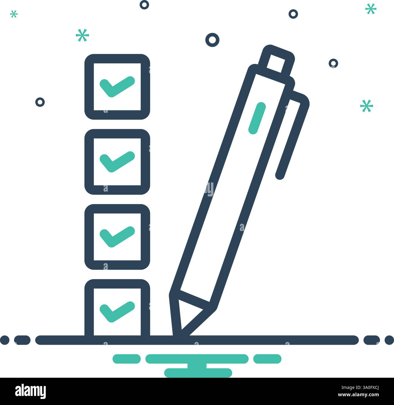 Signature confirmation Cut Out Stock Images & Pictures - Alamy