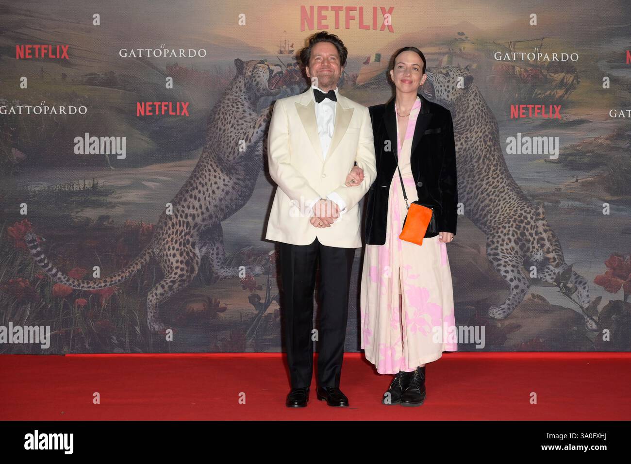 Rome, Italy. 03rd Mar, 2025. Richard Warlow (l) and Charlene McKenna (r ...