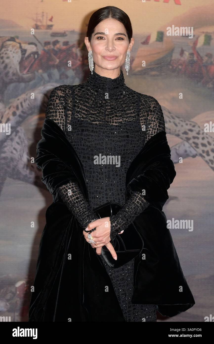 Ilaria Spada attends the red carpet of Netflix tv series "Il Gattopardo" at Teatro dell'opera ...