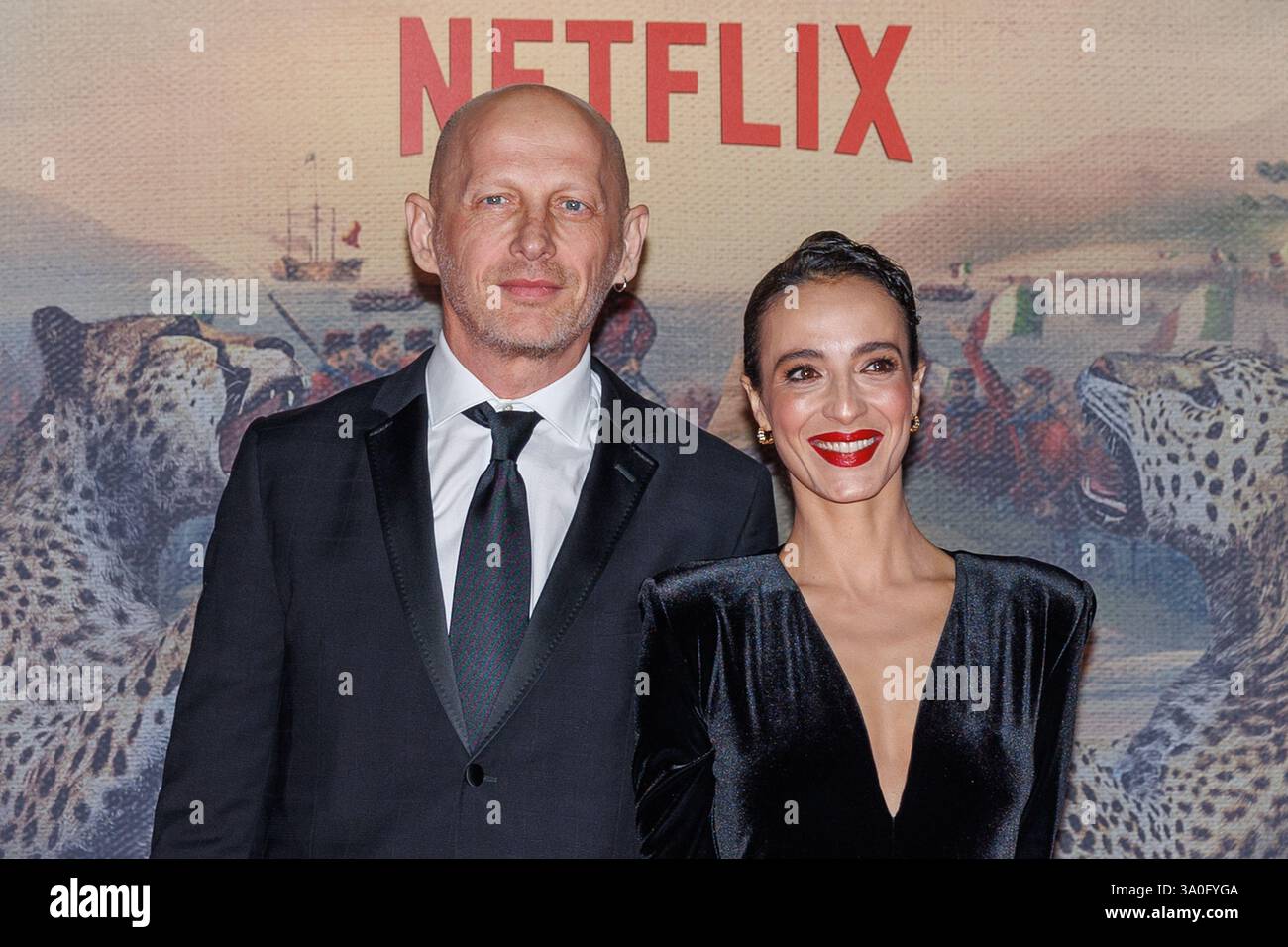 Rome, Italy. 04th Mar, 2025. Stefano Sardo and Astrid Meloni attend the ...