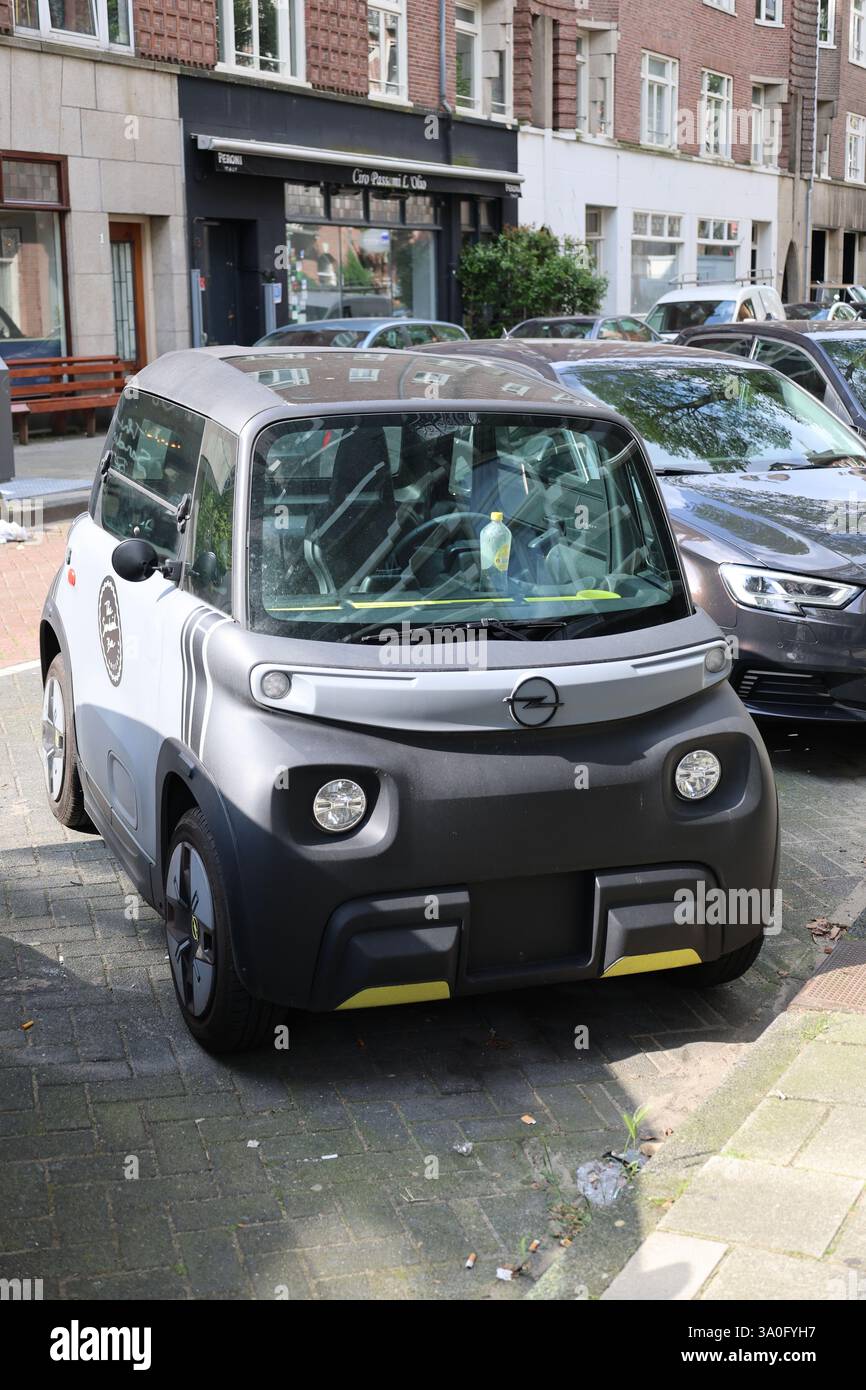 Small Electric Car Stock Photo - Alamy