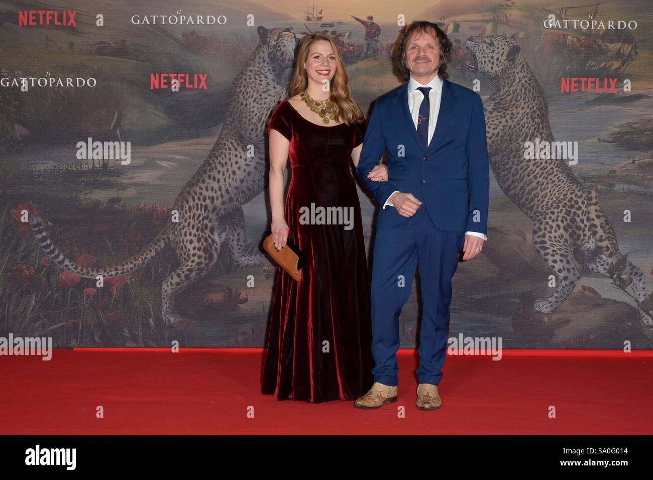 Rome, Italy. 03rd Mar, 2025. Charlotte Riley (l) and Tom Shankland (r ...