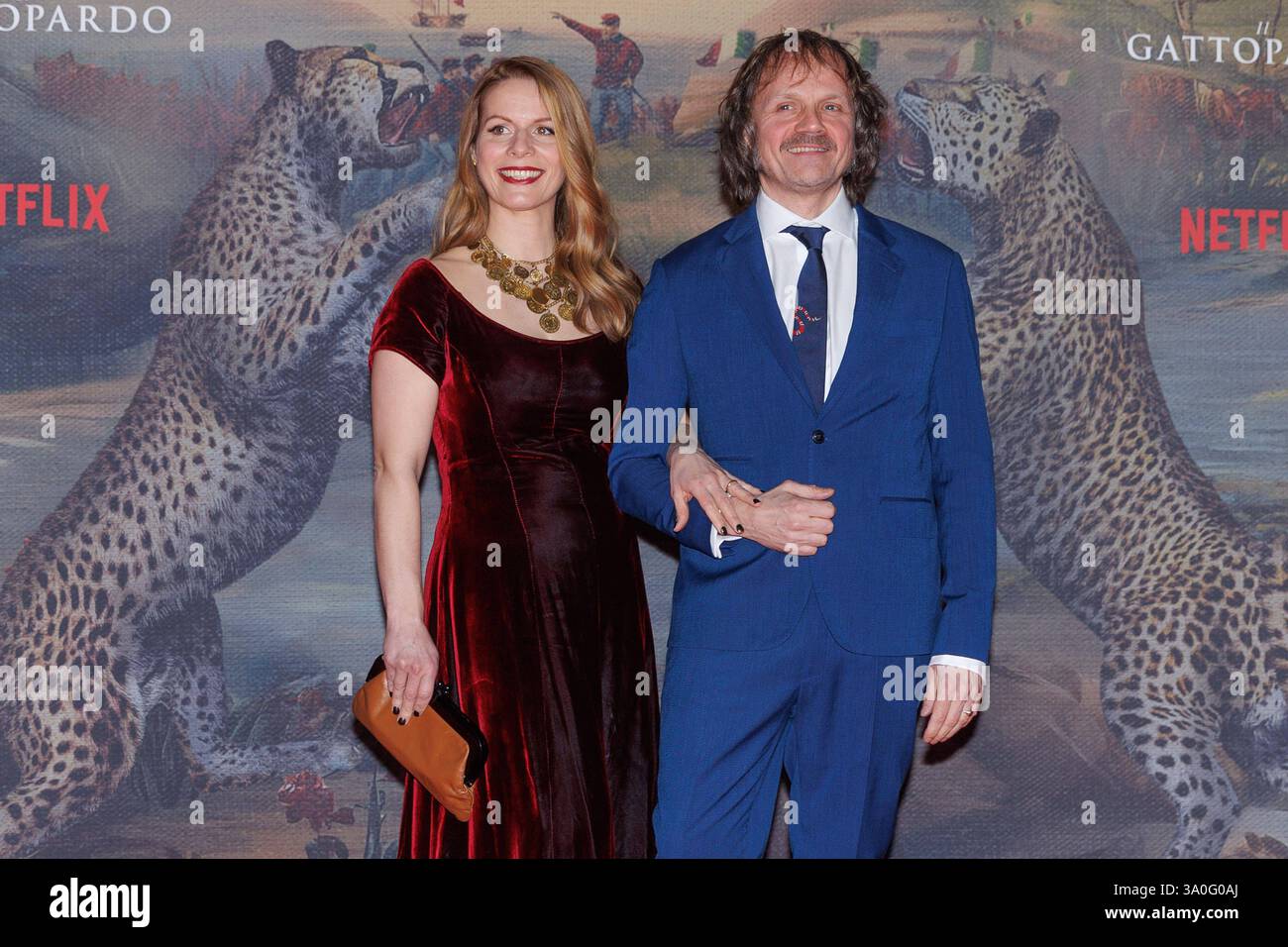 News - Premiere IL GATTOPARDO Tom Shankland and his wife attend the ...
