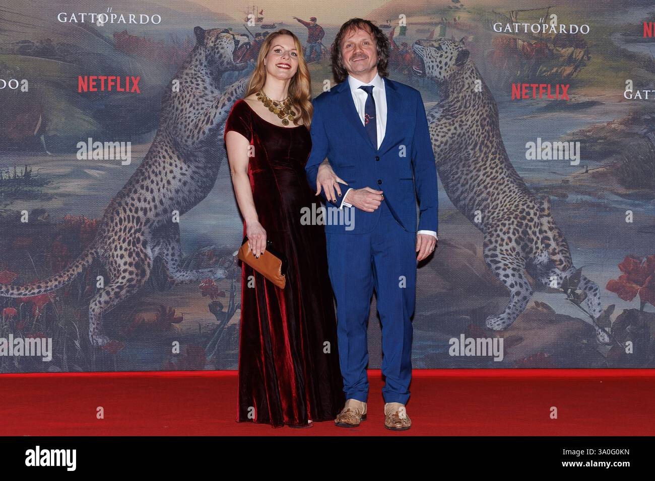 Rome, Italy. 04th Mar, 2025. Tom Shankland and his wife attend the ...
