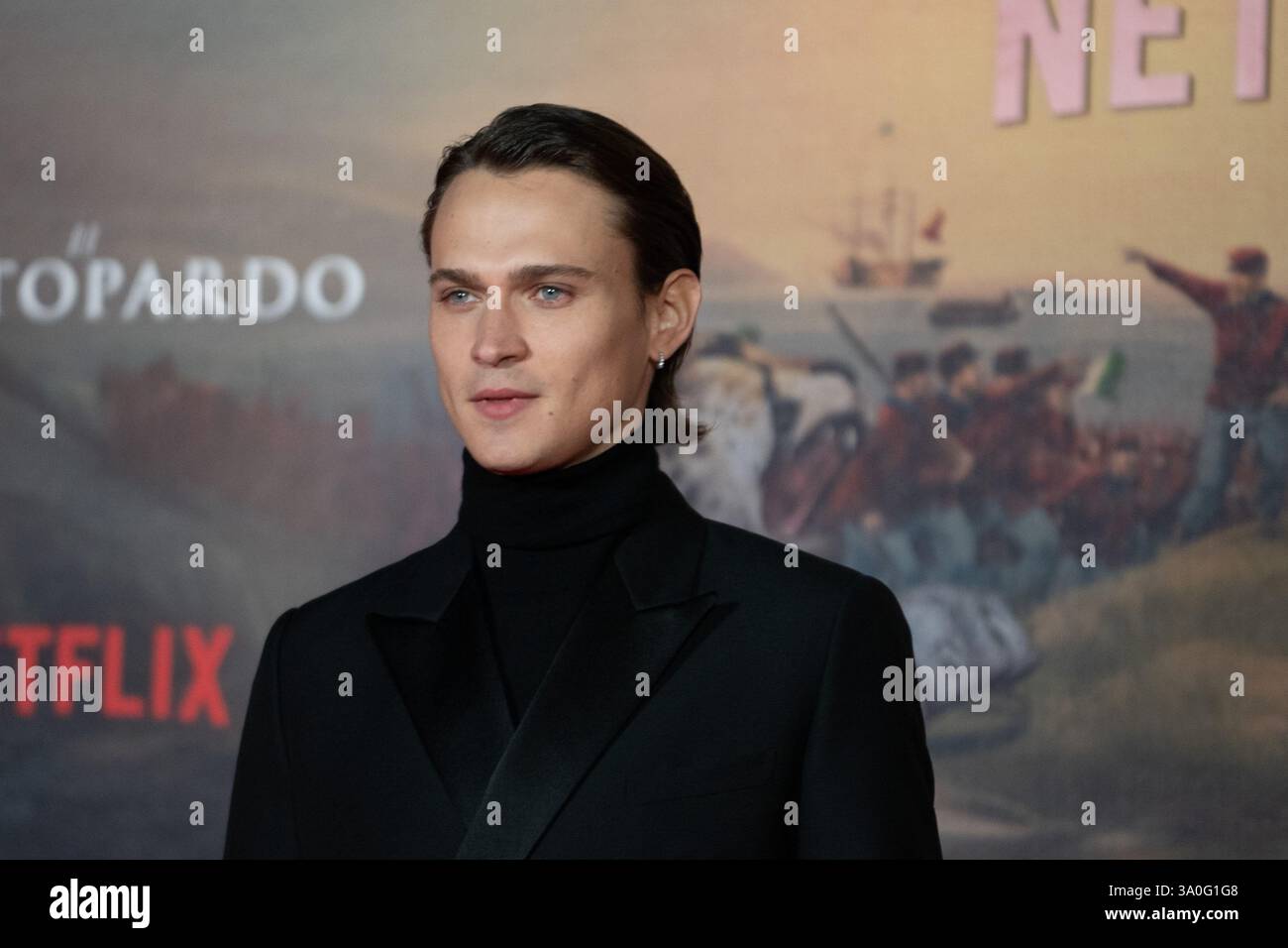 Rome, Italy. 03rd Mar, 2025. Saul Nanni attends the premiere of ''Il ...