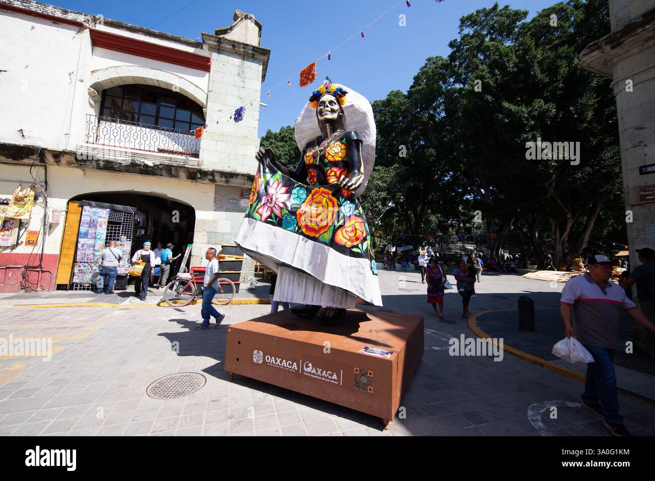 Oaxaca, Mexico 1st November 2025: Catrinas are skeleton figures to ...