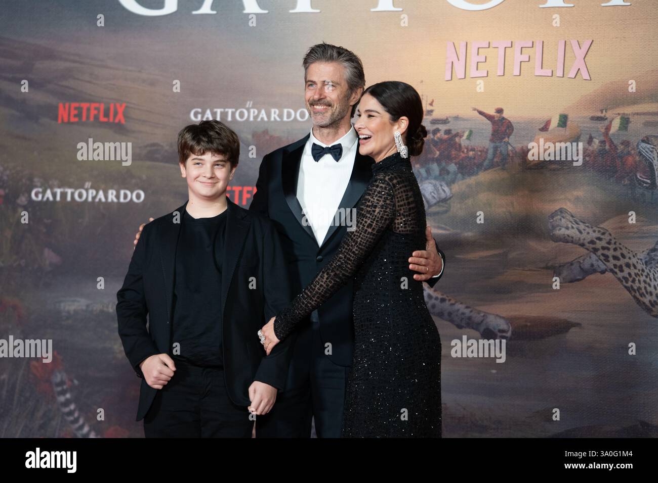 Rome, Italy. 03rd Mar, 2025. Kim Rossi Stuart and Ilaria Spada attend ...