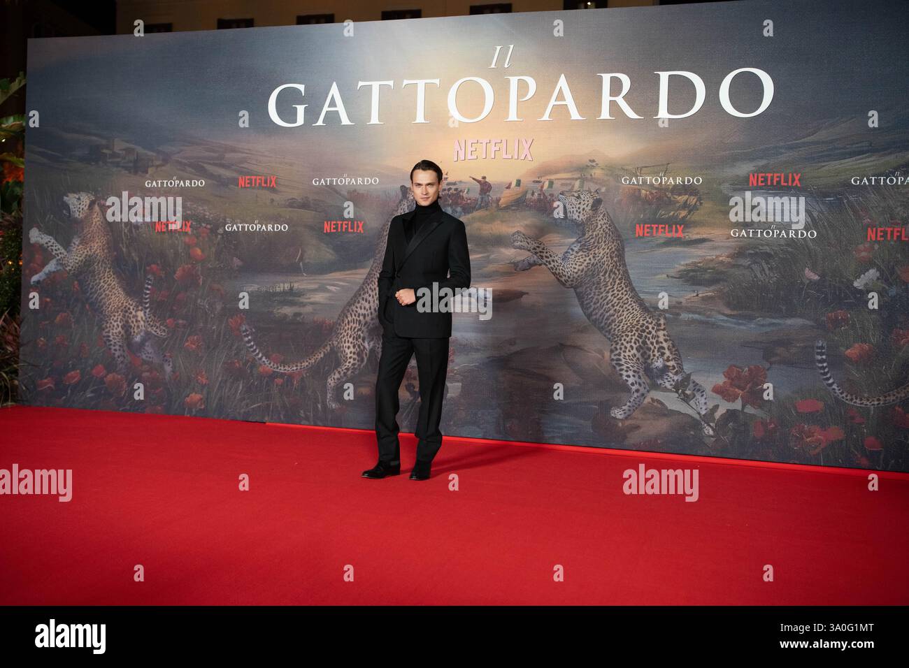 Rome, Italy. 03rd Mar, 2025. Saul Nanni attends the premiere of ''Il ...