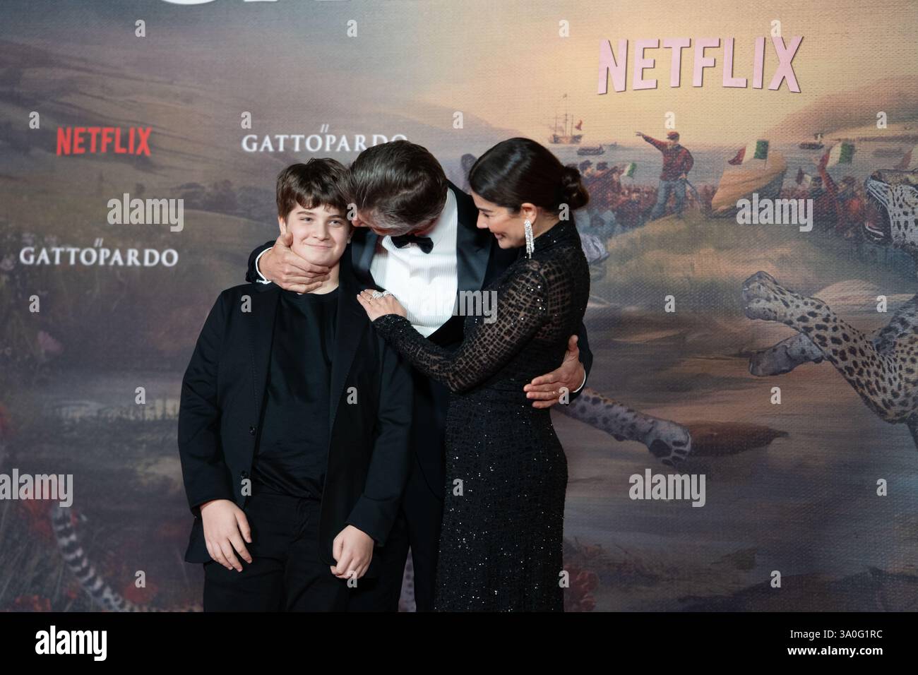 Rome, Italy. 03rd Mar, 2025. Kim Rossi Stuart and Ilaria Spada attend ...