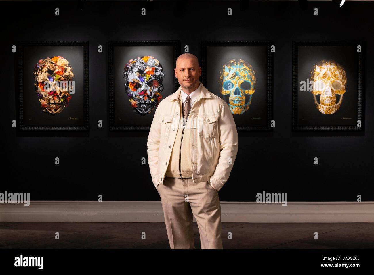 EDITORIAL USE ONLY Artist Gary James McQueen, nephew of the late British fashion designer ...