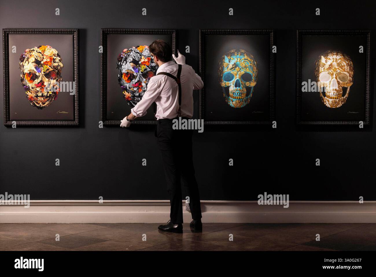 EDITORIAL USE ONLY Artist Gary James McQueen, nephew of the late ...