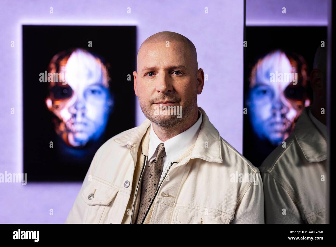 EDITORIAL USE ONLY Artist Gary James McQueen, nephew of the late ...