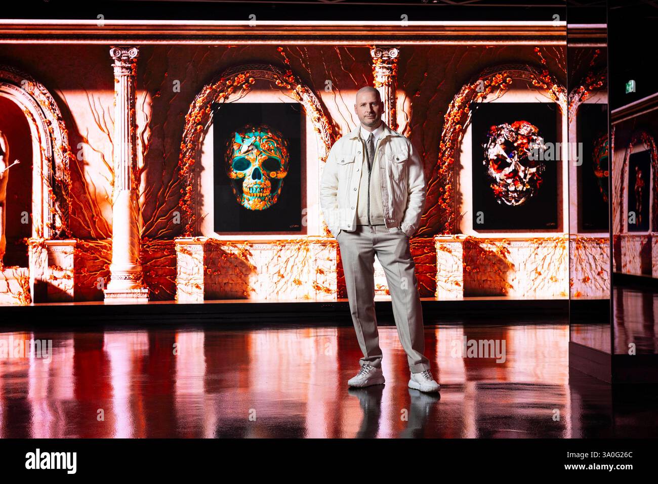 EDITORIAL USE ONLY Artist Gary James McQueen, nephew of the late ...