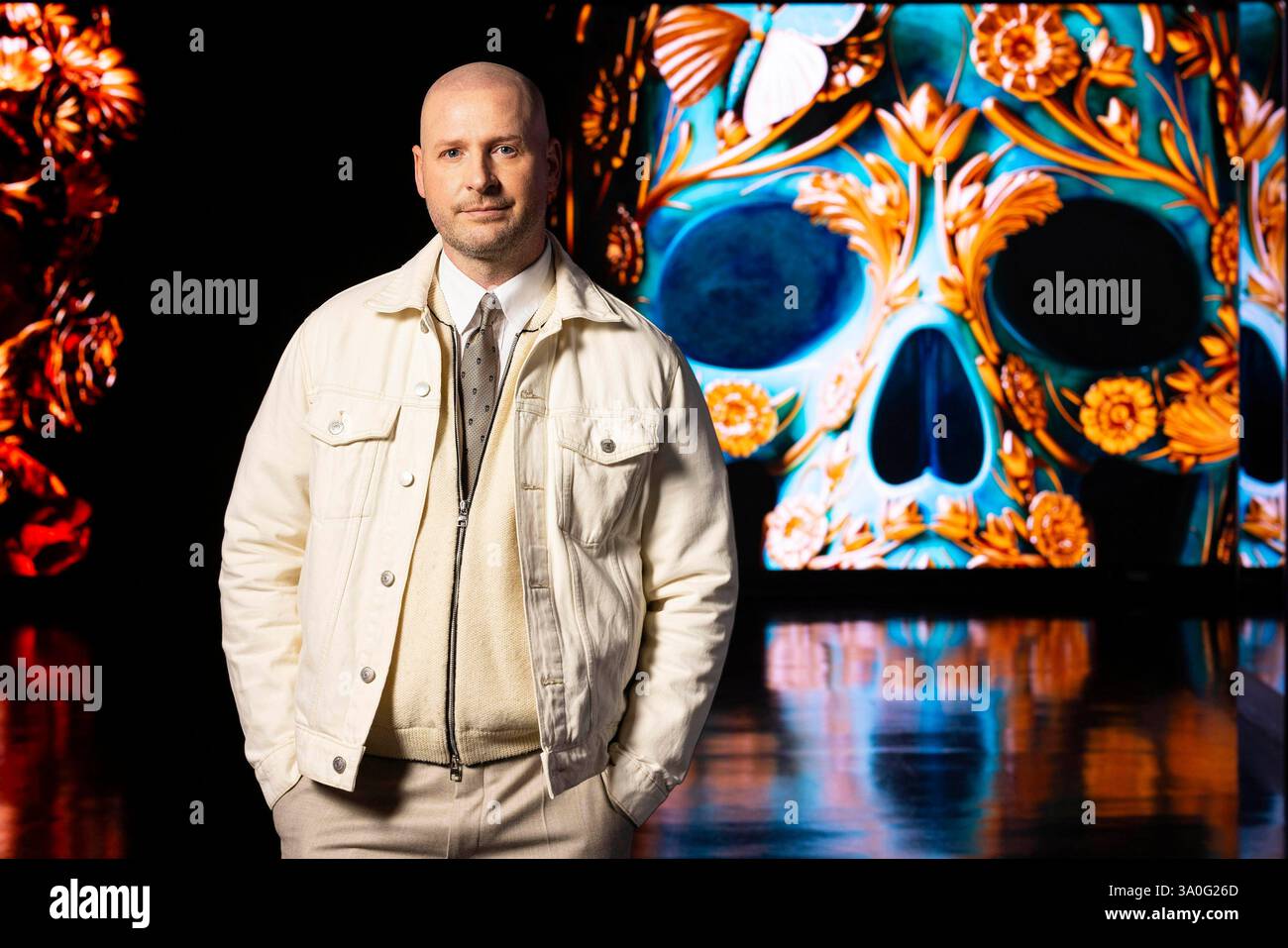 EDITORIAL USE ONLY Artist Gary James McQueen, nephew of the late ...