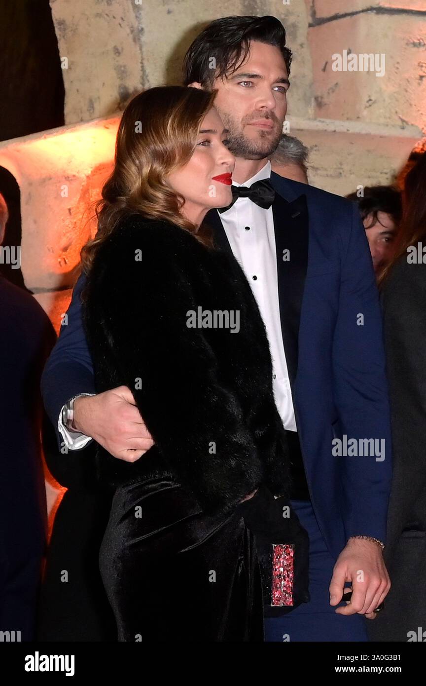 Maria Elena Boschi und Giulio Berruti bei der Premiere der Netflix ...