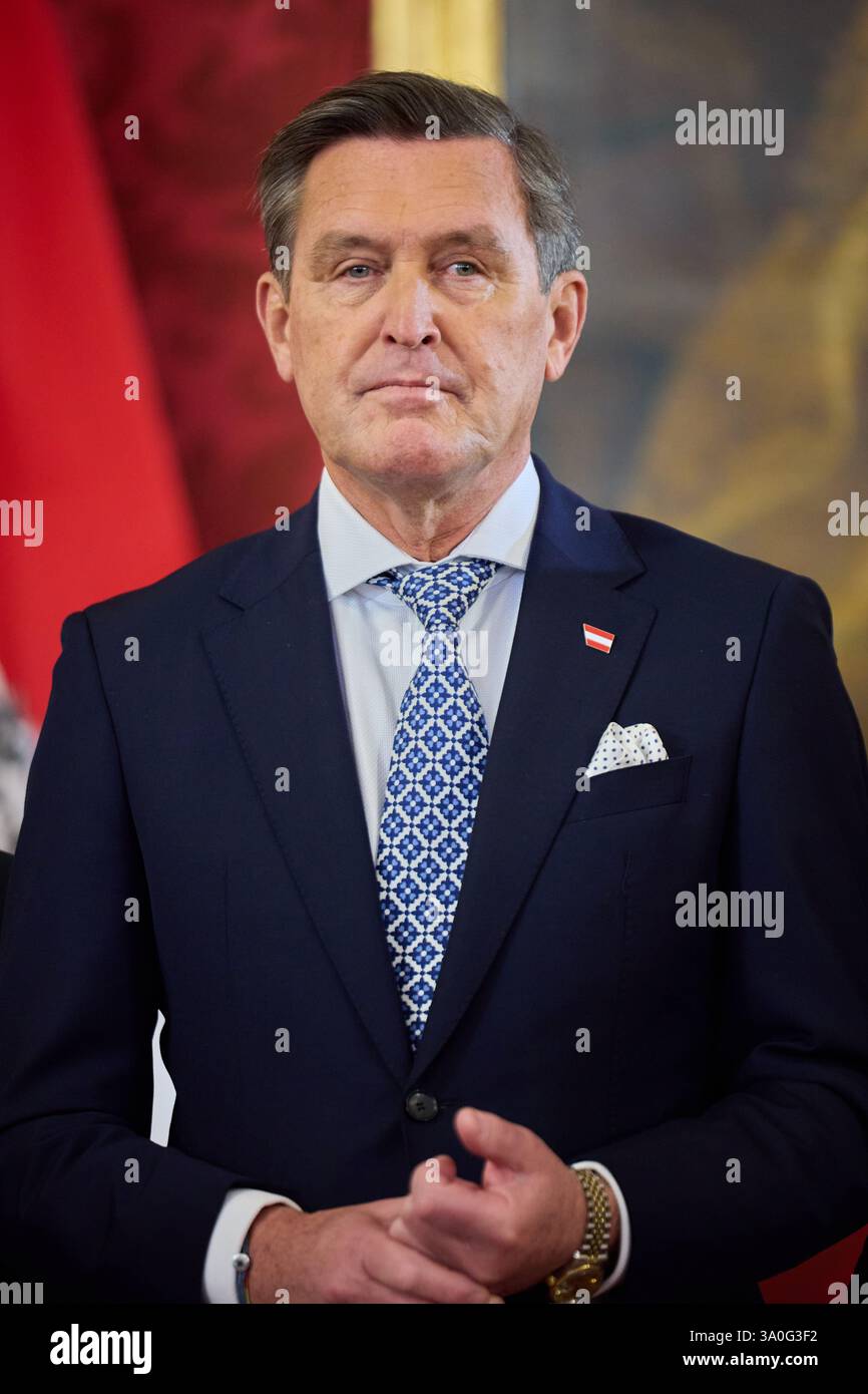 Vienna, Austria. 03rd Mar, 2025. Formal swearing-in of the new Austrian ...