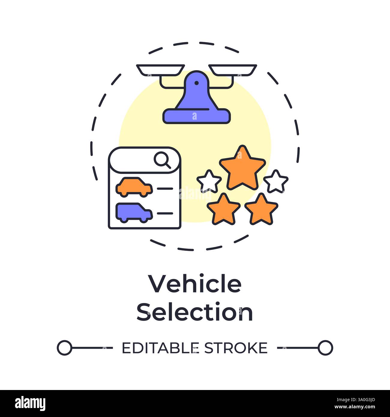 Car selection Stock Vector Images - Alamy