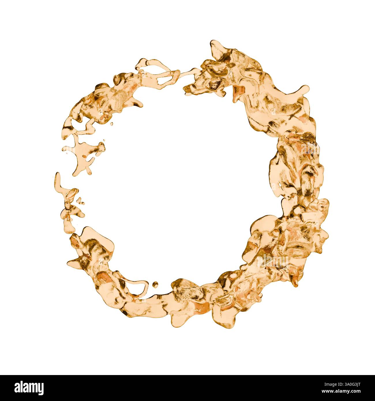 Intricate pattern of circular forms Cut Out Stock Images & Pictures - Alamy