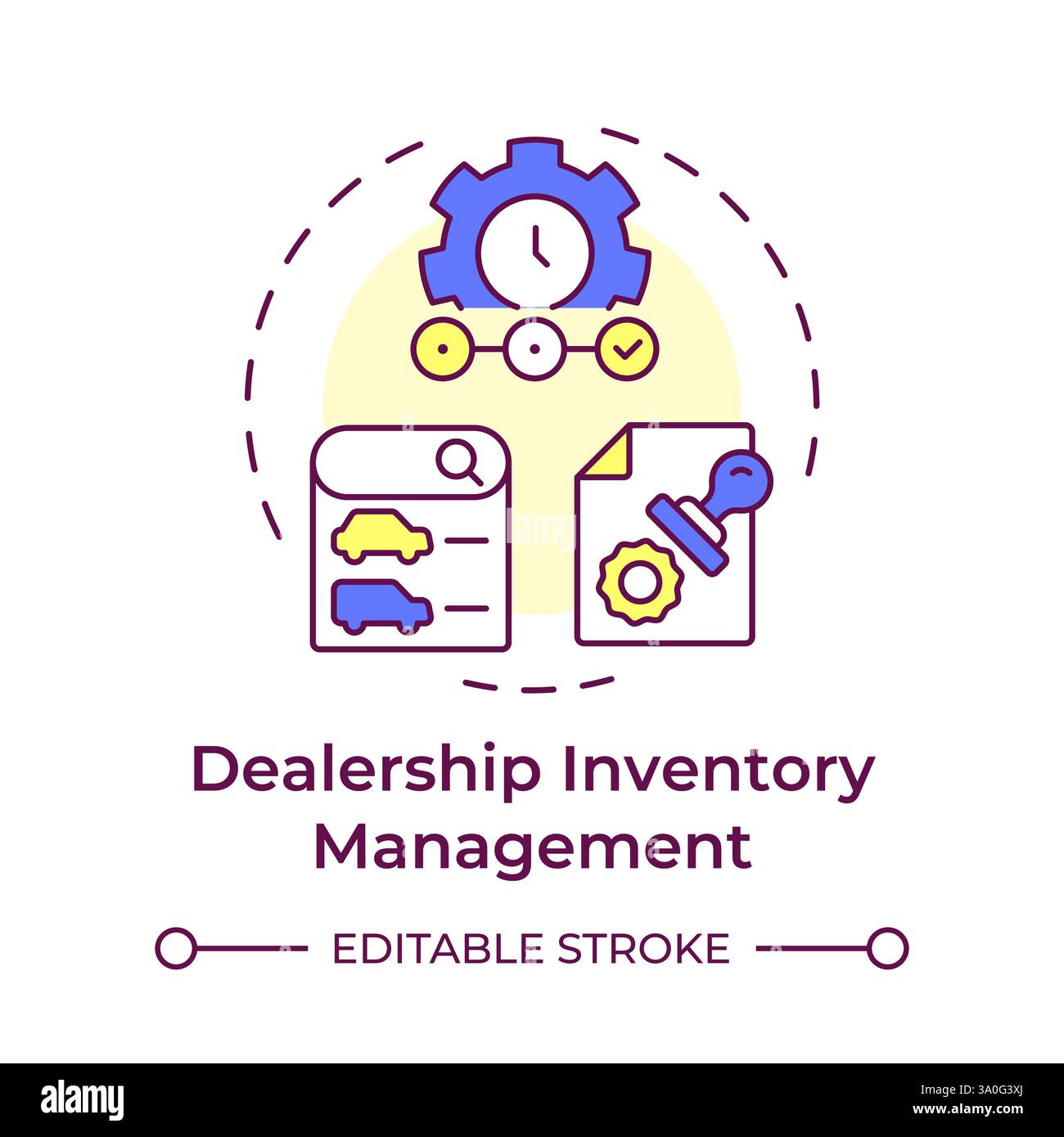 Car inventory management Stock Vector Images - Alamy