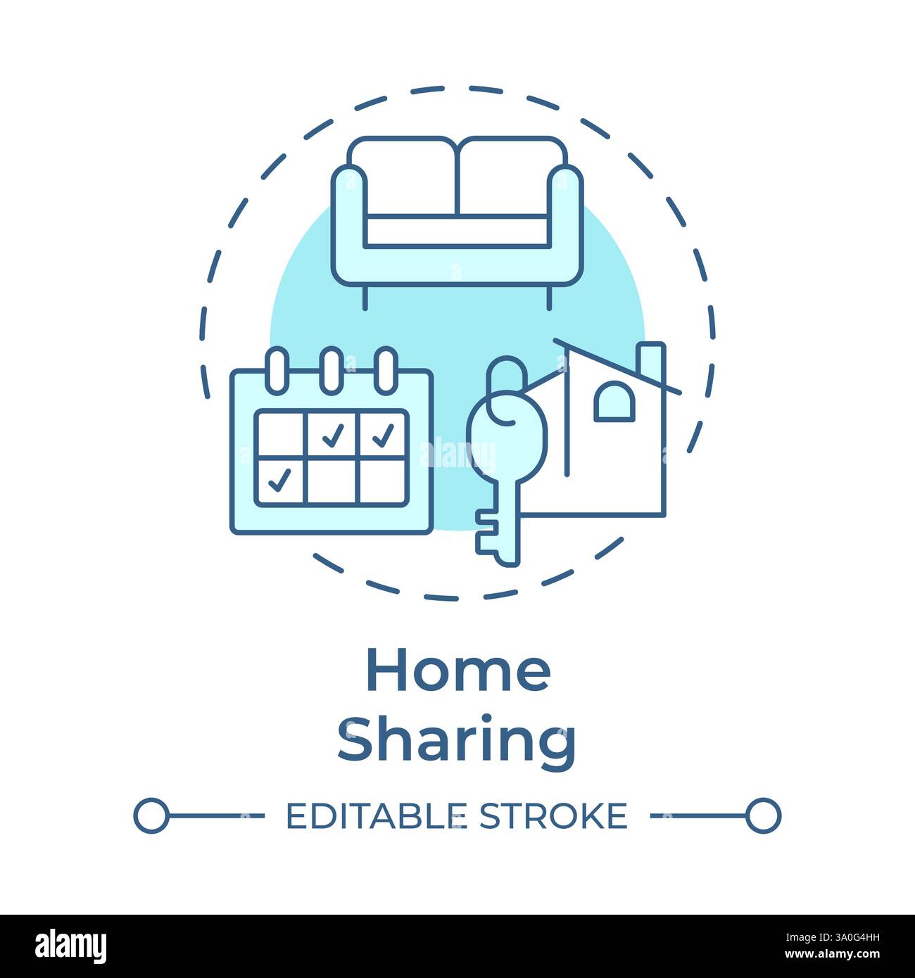 Sharing economy background Stock Vector Images - Alamy