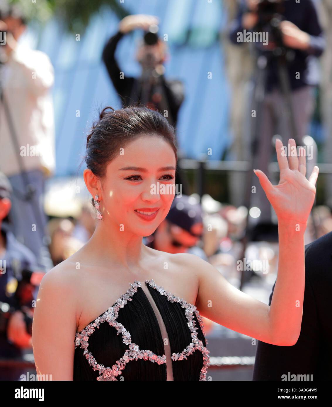 Chinese actress Tong Liya at the Cannes Film Festival 2024 with her ...