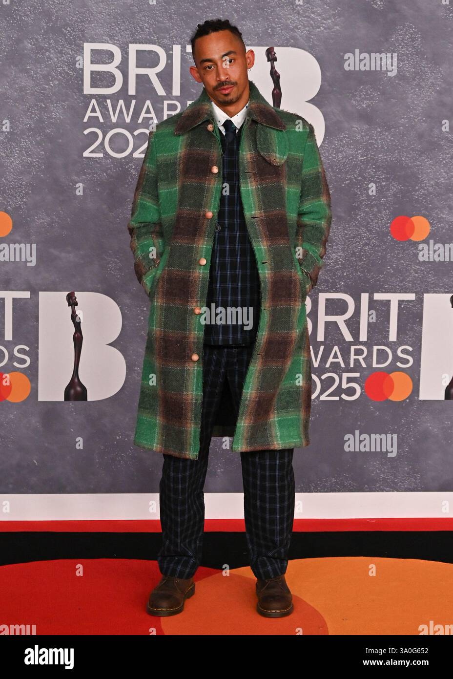 ***STRICTLY EDITORIAL USE ONLY*** Jordan Stephens attends The BRIT ...