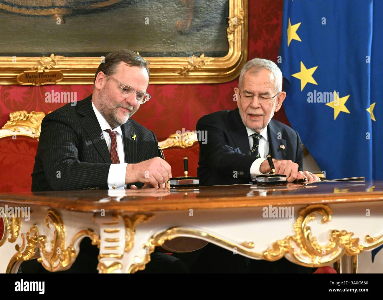 Vienna, Austria. 03rd Mar, 2025. ABD0074 20250303 - The swearing-in of ...