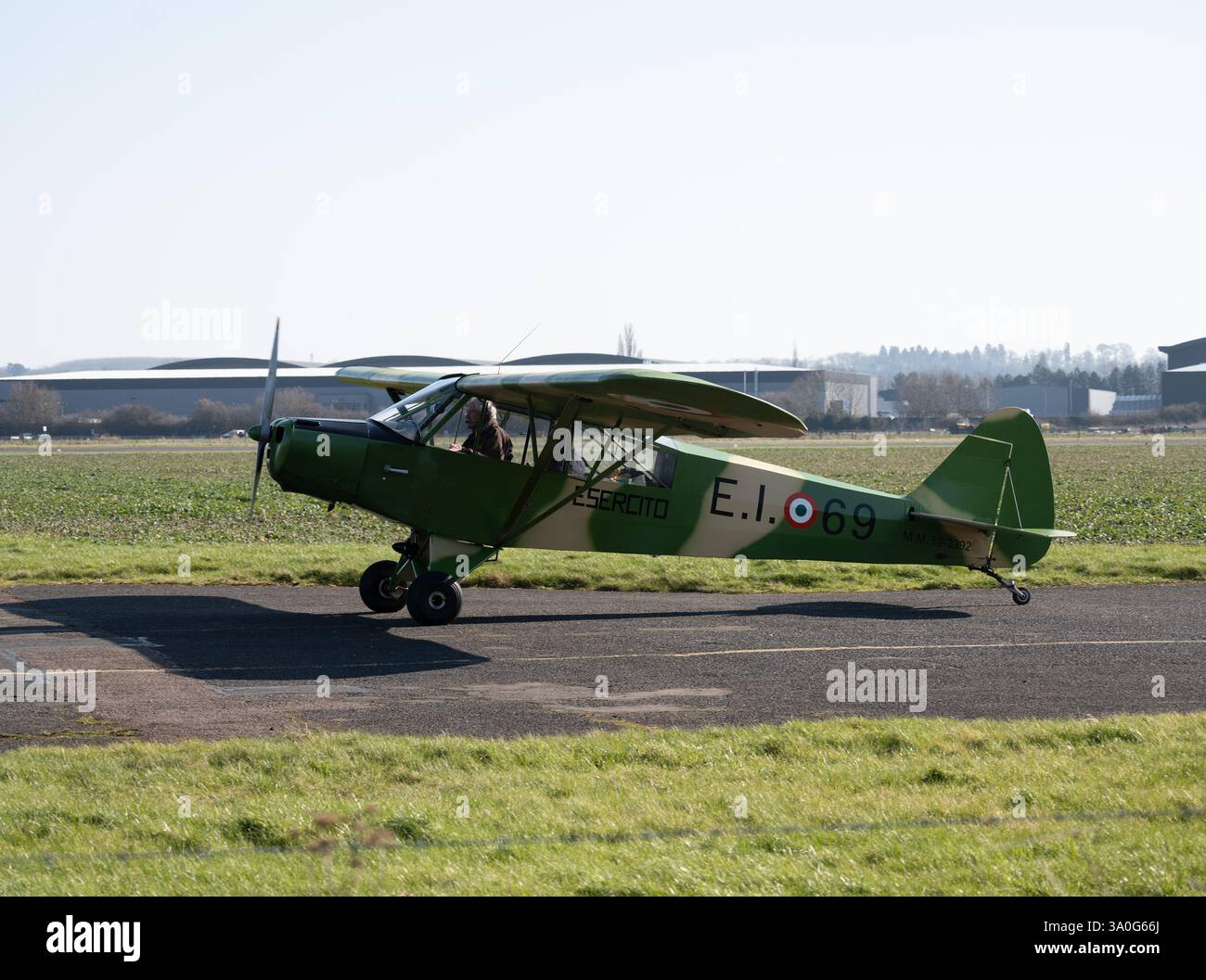 Piper PA-18 Super Cub at Wellesbourne Airfield, Warwickshire, UK (G ...