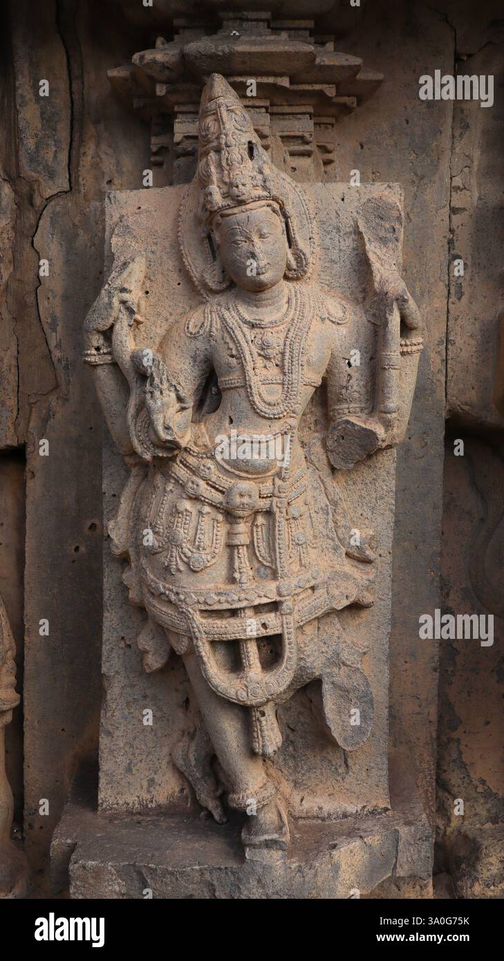 Carved Sculptures of Hindu Deities on the Chalukya Style Shri Kopeshwar ...