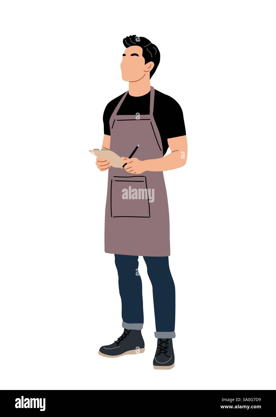 Job occupation concept young Stock Vector Images - Alamy