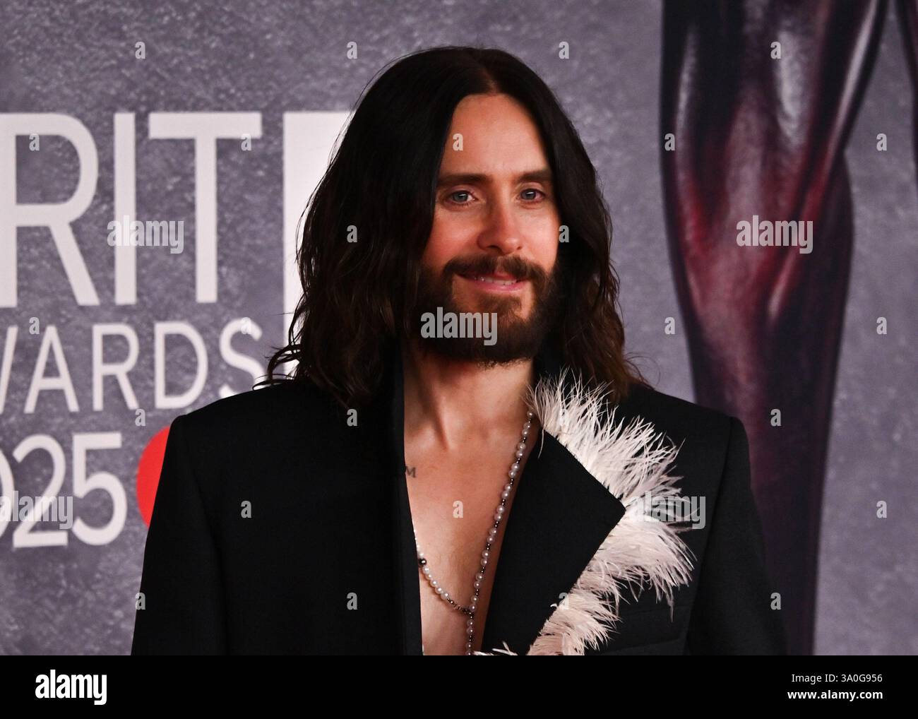 ***STRICTLY EDITORIAL USE ONLY*** Jared Leto attends The BRIT Awards 2025 in London, England. UK ...