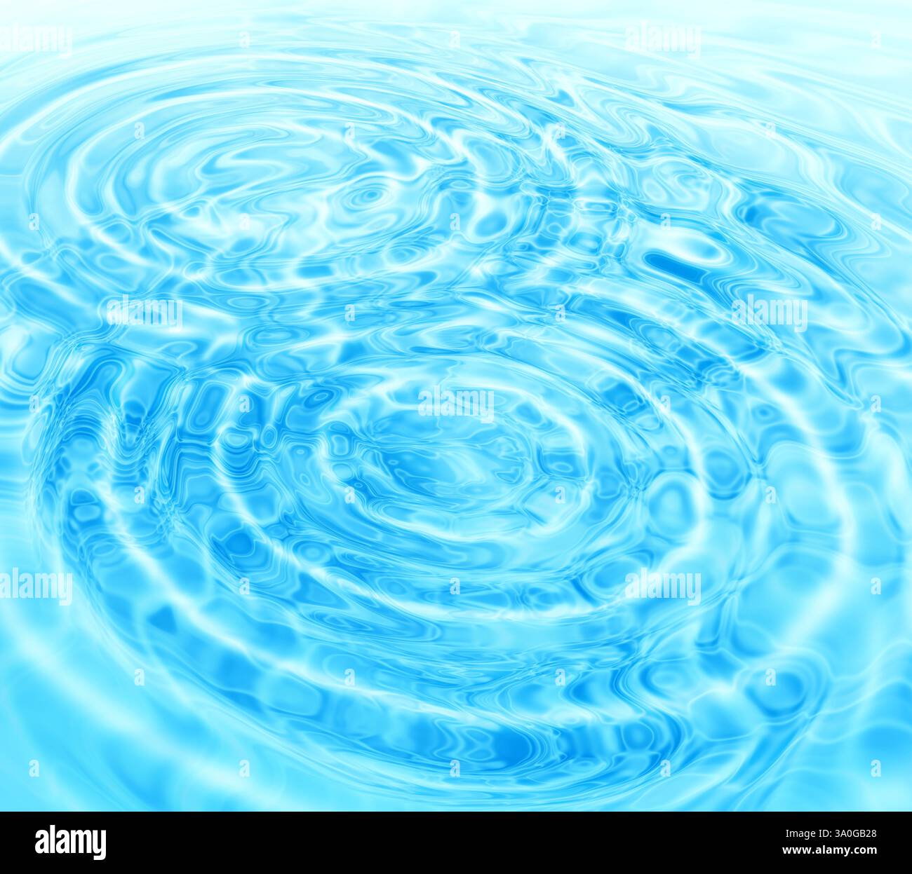 Abstract blue background with water ripples Stock Photo - Alamy