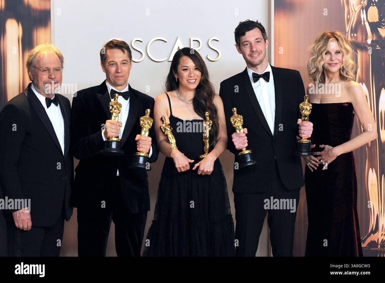 Billy Crystal, Sean Baker, Samantha Quan, Alex Coco und Meg Ryan mit ...