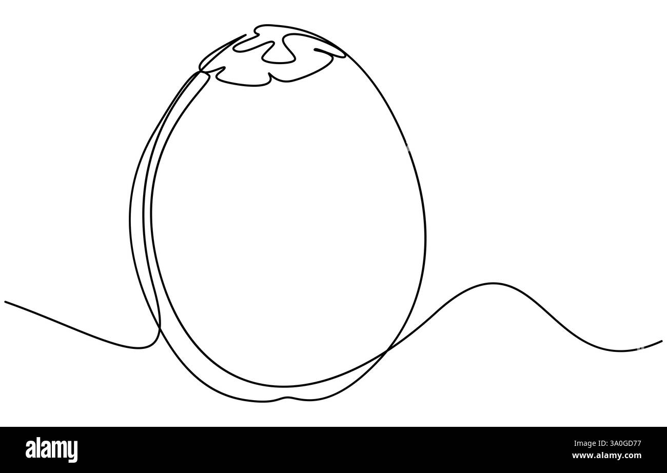 Continuous one single minimal line drawing coconut, Single continuous ...