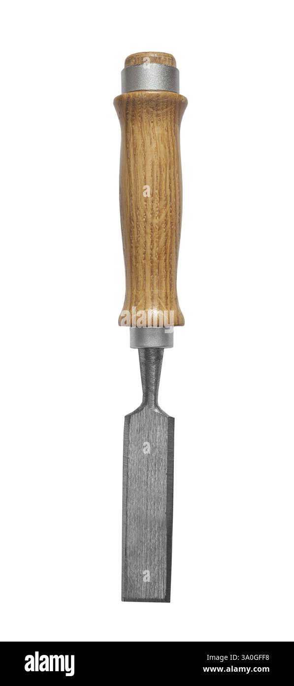 Classic Vintage Chisel With Wooden Handle Insulated Woodworking Tool ...