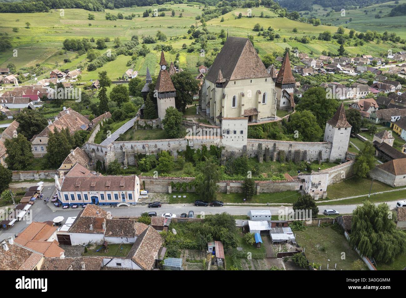 BIERTAN, ROMANIA - JUNE 25, 2024: Old fortified church Biertan, Romania ...