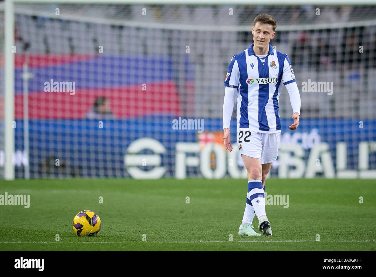 Real Sociedad’s Benat Turrientes during La Liga match. March 02 ,2025 ...