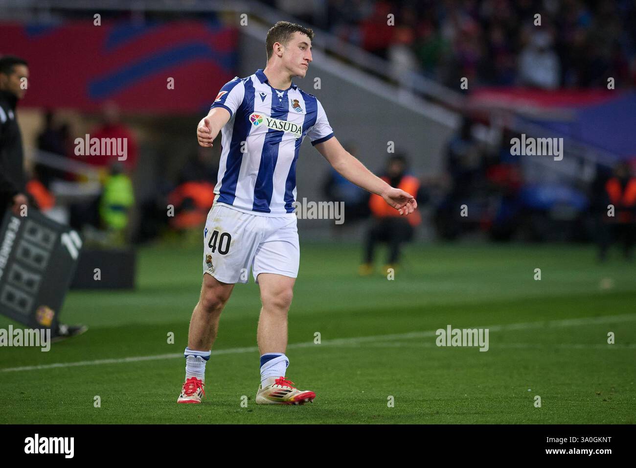 Real Sociedad’s Arkaitz Mariezkurrena during La Liga match. March 02 ...