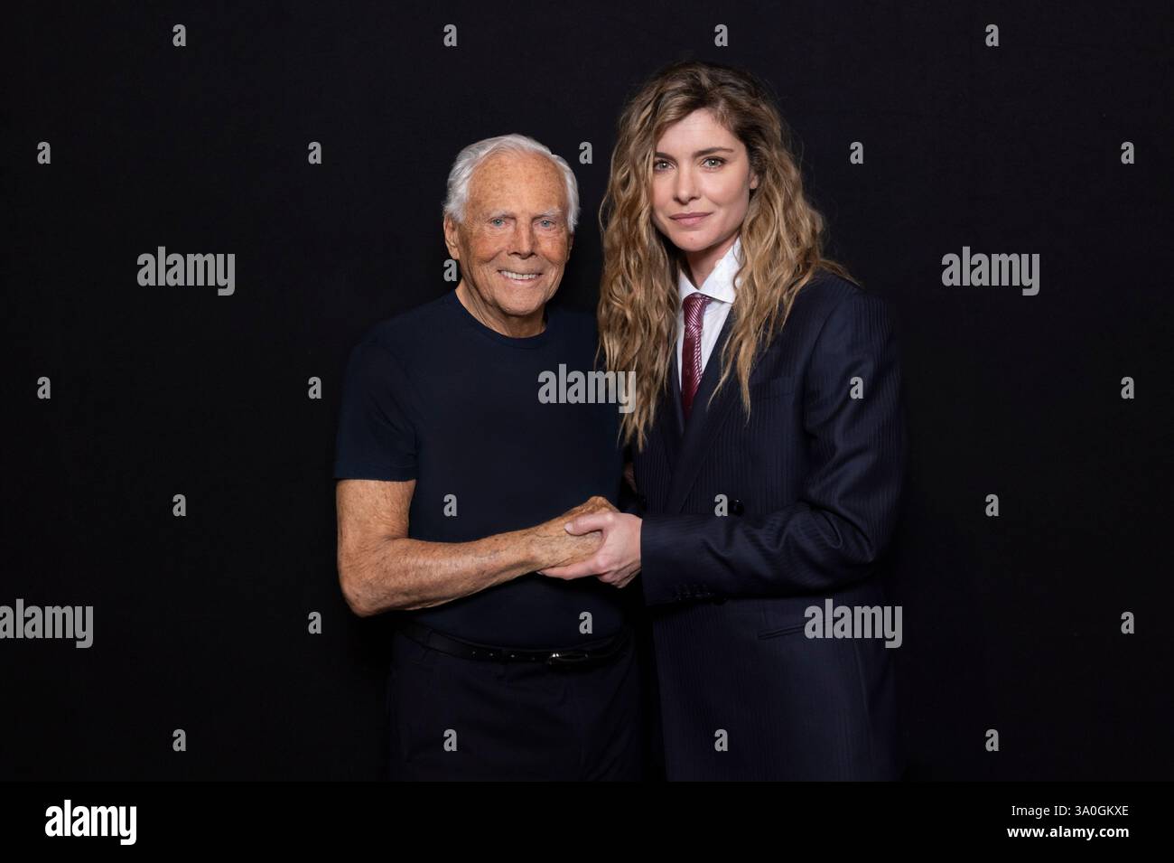 Giorgio Armani , Vittoria Puccini Milano Fashion Week - Women F/W 25-26 ...