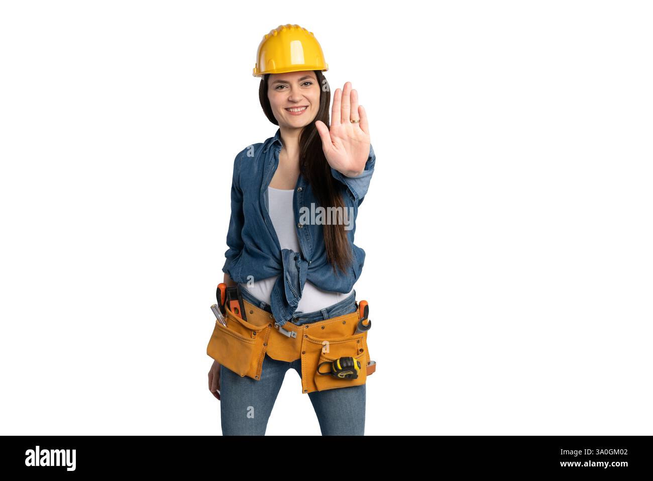 Female engineer equipped safety gear hi-res stock photography and ...