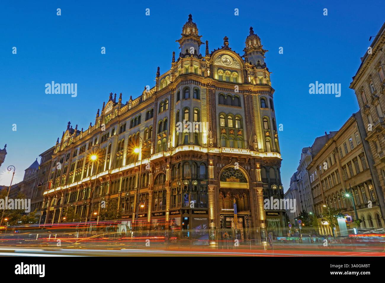 Hungary, Budapest, The Parisi Udvar Hotel was first designed as a ...