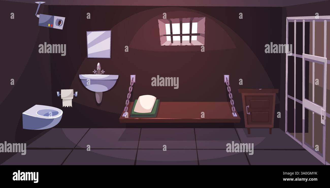 Prison cell sink Stock Vector Images - Alamy