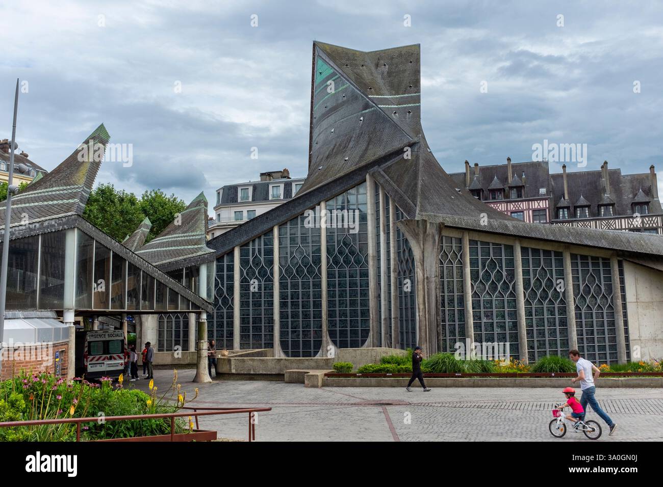 Church of St Joan of Arc Catholic Church, Rouen, Normandy, France ...