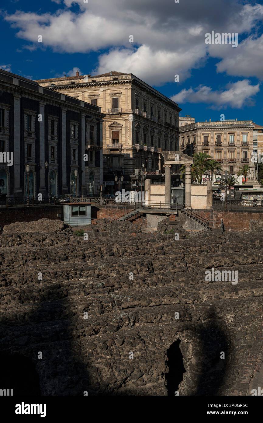 Two full length Ionic columns, two broken columns and a short section ...