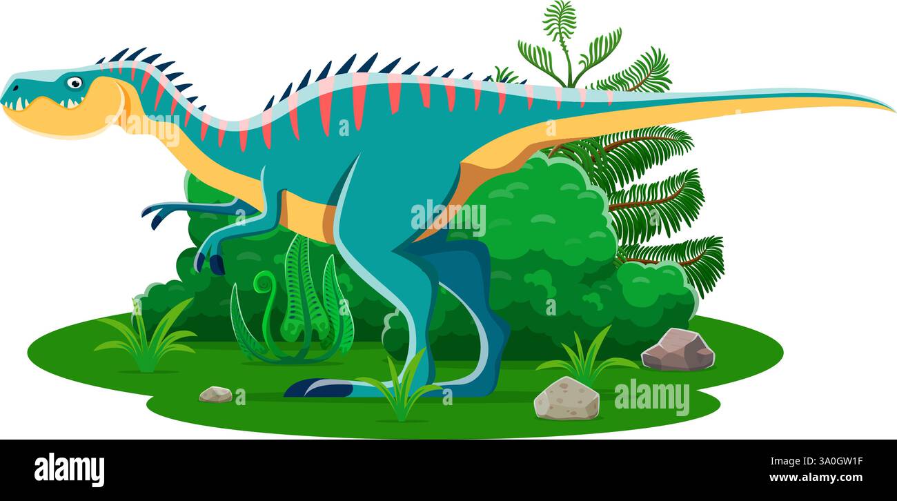 Dubreuillosaurus prehistoric dinosaur character. Ancient animal Genus ...