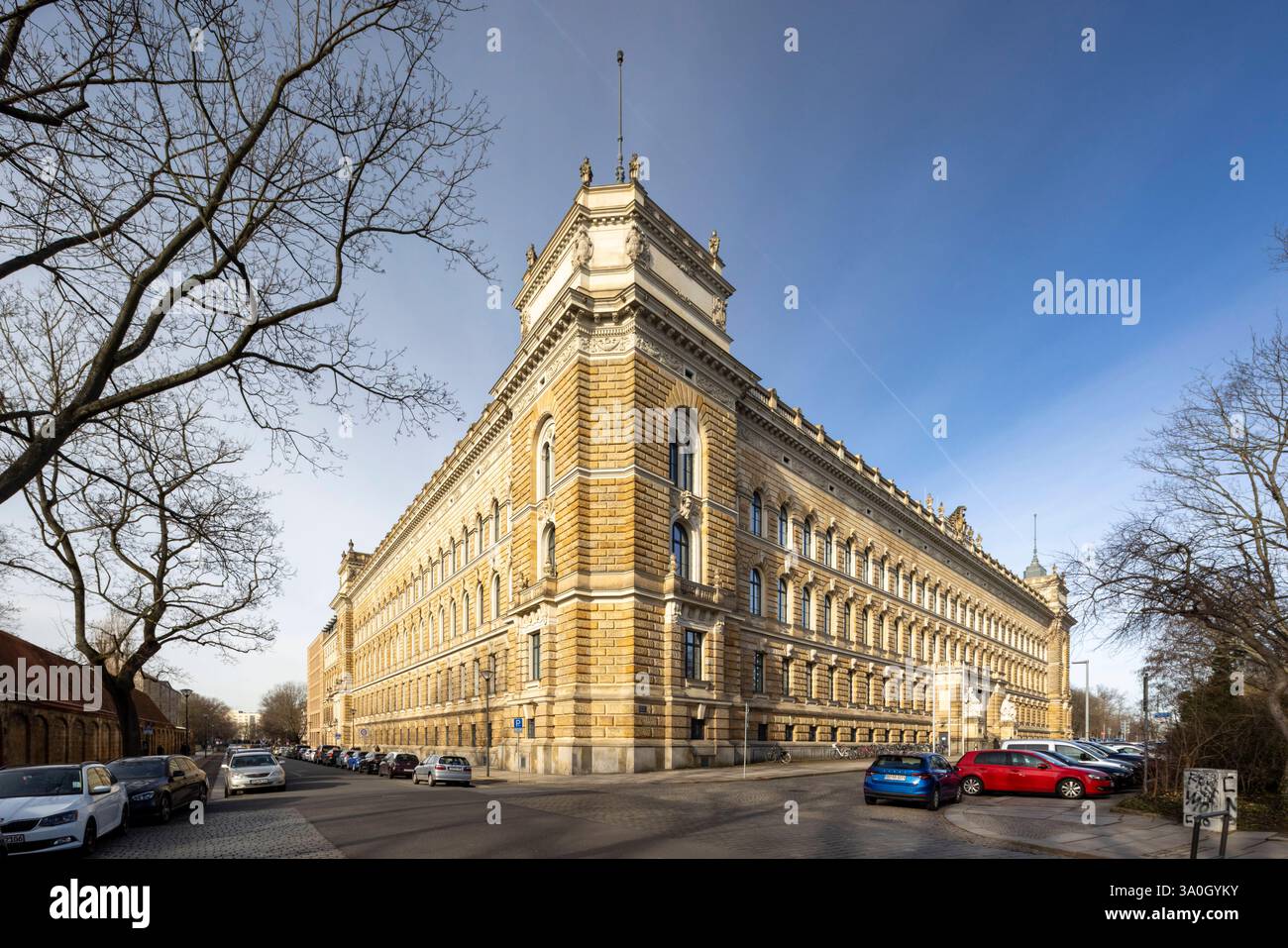 04.03.2025, Deutschland, Sachsen, Dresden, auf dem Foto Blick auf das ...