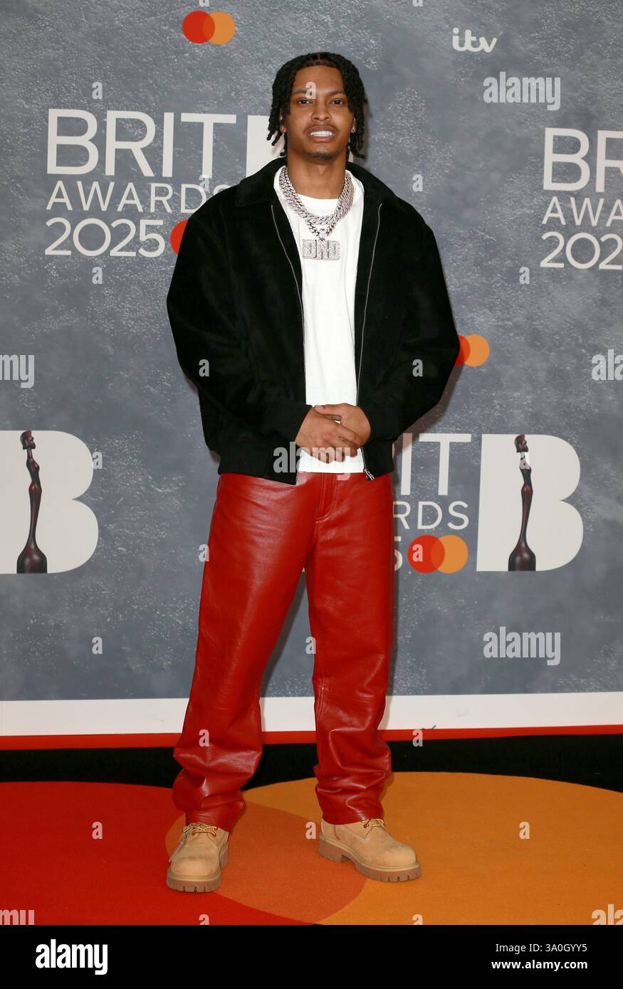 Nemzzz attends The BRIT Awards 2025 at Intercontinental Hotel London at ...